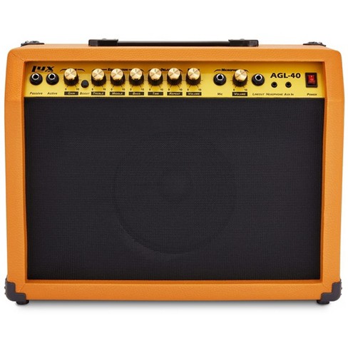 Lyxpro Electric Guitar Amp, 40 Watt Portable Amplifier - Mahogany : Target