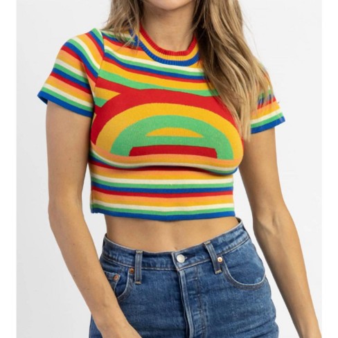 Women's Over The Crop Top - Fascination : Target