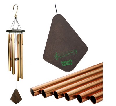 Nature's Melody Premiere Grande Wind Chimes - 6-tube E Pentatonic Scale ...