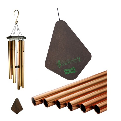 Nature's Melody Premiere Grande Wind Chimes - 6-tube E Pentatonic Scale ...