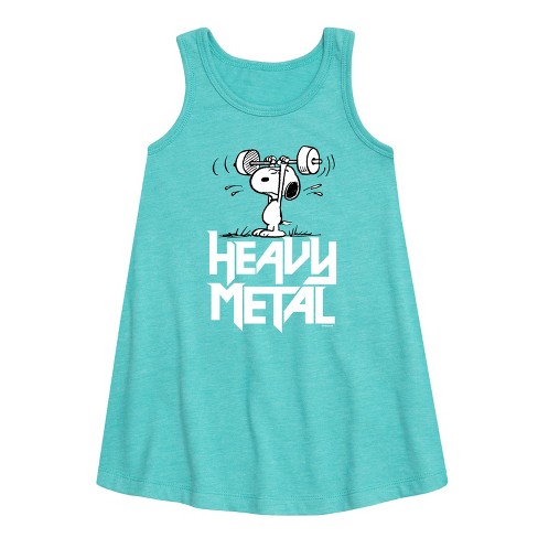 Peanuts Heavy Metal Snoopy - Turquoise - 3t : Target