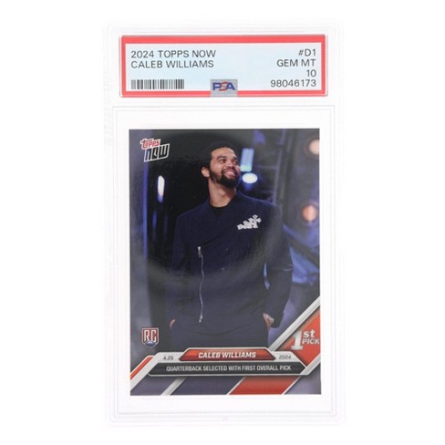 Toynk Nfl 2024 Topps Now Caleb Williams #d1 Rookie Card | Psa 10 : Target