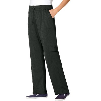Woman Within Women's Plus Size Tall Pull-on Knit Cargo Pant - 38/40 ...
