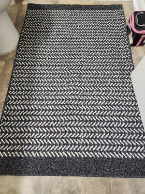 Herringbone Rug Gray - Threshold™ : Target
