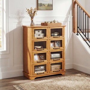 Christopher Knight Home Bradley Modern Farmhouse Wood Storage Cabinet ...