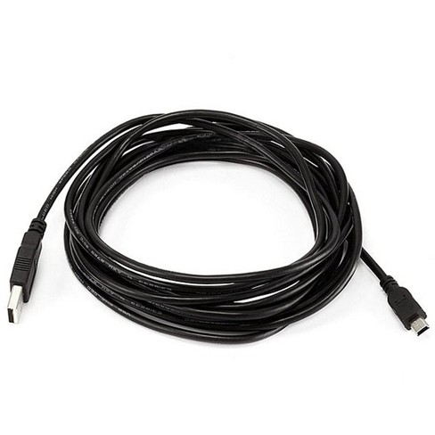 Monoprice Usb/lightning Cable - 15 Feet - Black | Usb-a To Mini-b, 5 ...