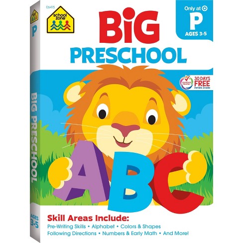 Big Preschool Workbook - Target Exclusive Edition - By School Zone ...
