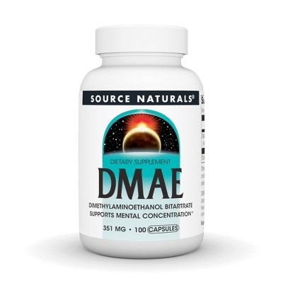DMAE 130mg by Source Naturals, Inc. - 100 Capsule : Target