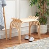 Strix Curved Rattan Stool - Stl6501a - Natural - Safavieh : Target