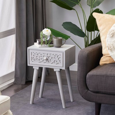 Farmhouse Mango Wood Accent Table - Olivia & May : Target