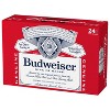 Budweiser Red Crown Tab Beer - 24pk/12 Fl Oz Cans : Target
