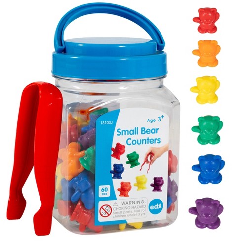 Edx Education Small Bears, Mini Jar, Set Of 60 : Target