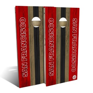 San Francisco Football Cornhole Board Set | Includes (2) Boards, (8 ...
