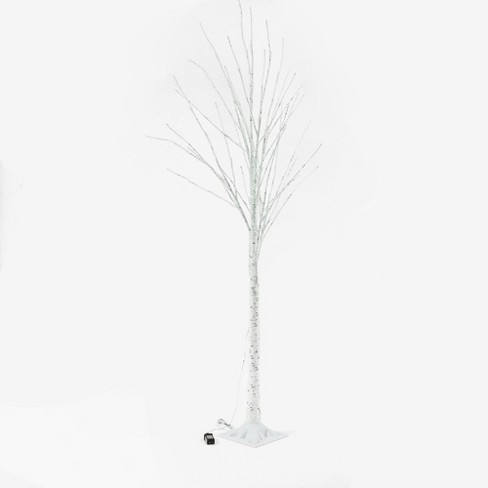 Luxenhome Lighted Led 5.9' White Birch Twig Tree Decoration : Target