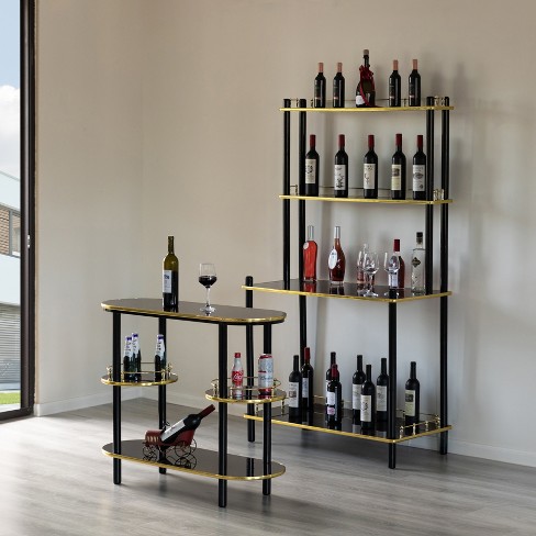 Fabulaxe Set Of 2 Pieces, Bartender Serving Display Station, Bar ...