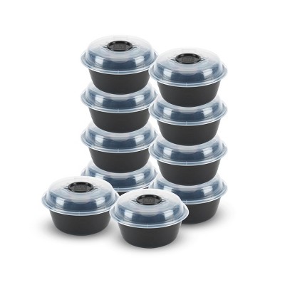 Goodcook Meal Prep 1 Compartment Square Containers + Lids - 10ct : Target