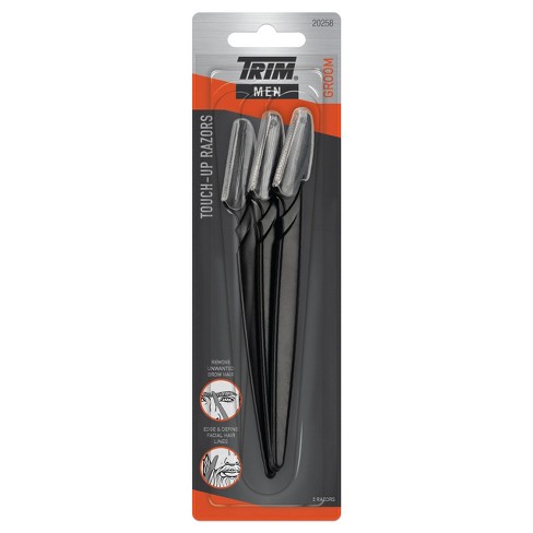 Trim Men's Touch Up Shaving Blades - 3ct : Target
