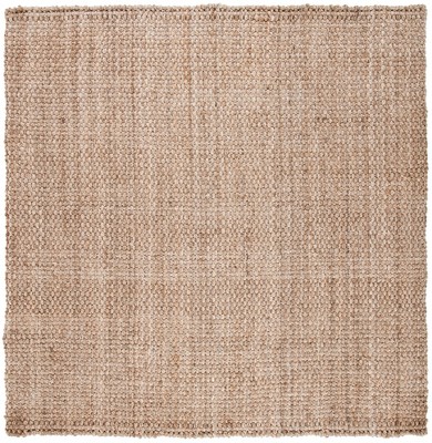 Natural Fiber Nf186 Hand Loomed Area Rug - Ivory/light Brown - 5'x5 ...