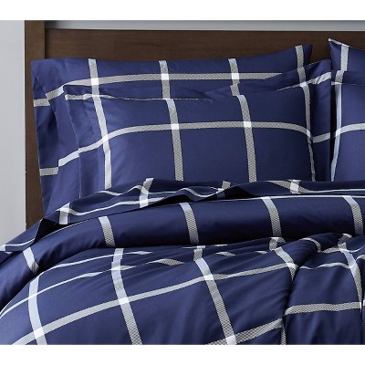 Truly Soft Printed Windowpane Comforter Set : Target