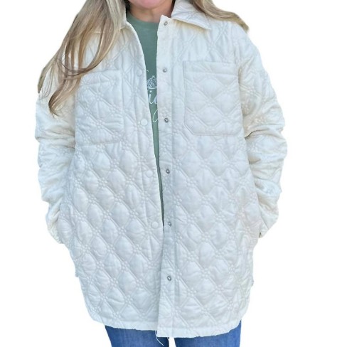 Women's Quilted Jacket - Hem & Thread M : Target