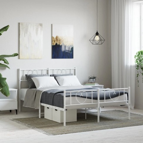 Target white bed frame store