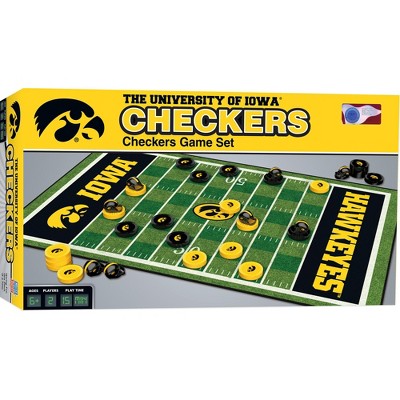 Masterpieces Officially Licensed Ncaa Iowa Hawkeyes Checkers Board Game ...
