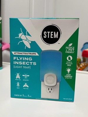 Stem Flying Insect Light Fly Trap Starter Kit - 1 Unit + 1 Refill : Target
