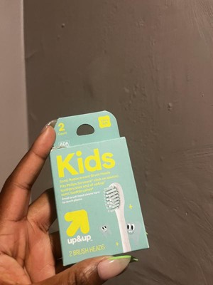 Kids' Battery Toothbrush Replacement Heads - 2pk - Up&up™ : Target