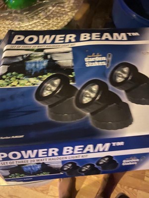 3pk Power Beam 20 Watt Halogen Submersible Light Kit Black - Alpine ...