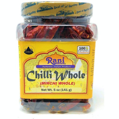 Chilli Whole (mirchi Whole) - 5oz (141g) - Rani Brand Authentic Indian ...