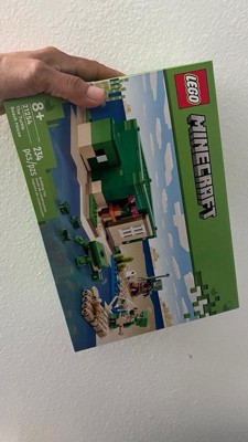 Lego Minecraft The Turtle Beach House Construction Toy 21254 : Target