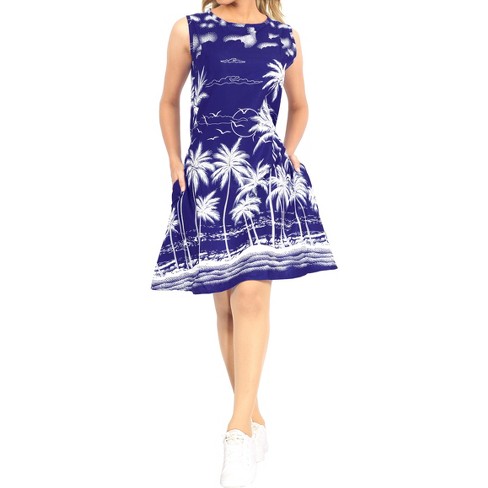 La Leela Women's Summer Mini Beachwear Vacation Dress Swim Suit Loose ...