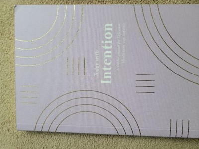 Guided Journal Softcover Sewn Today With Intention - Green Inspired ...