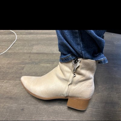 Journee Collection Womens Sadiya Tru Comfort Foam Inside Zip Stacked ...