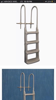 Main Access 200300T ProSeries 54 Inch Adjustable In Pool Step Ladder ...