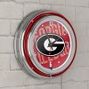 University Of Georgia Wordmark Retro Neon Wall Clock : Target