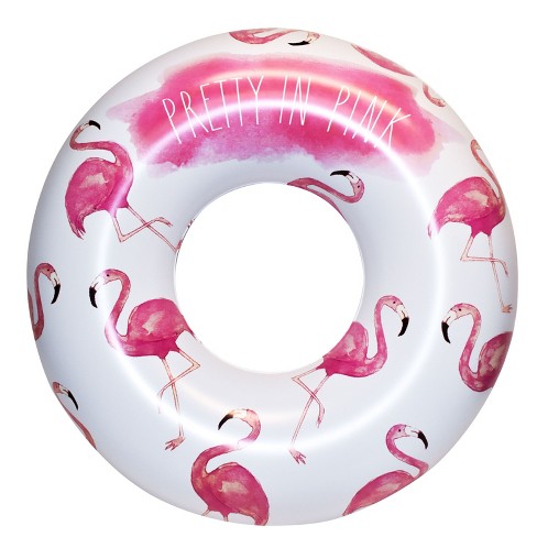 Coconut Outdoor Rae Dunn 48" Ring Pool Float - Pretty In Pink (flamingo ...