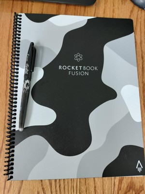 Fusion Smart Reusable Notebook 7 Page Styles 42 Pages 6"x8.8" Executive ...