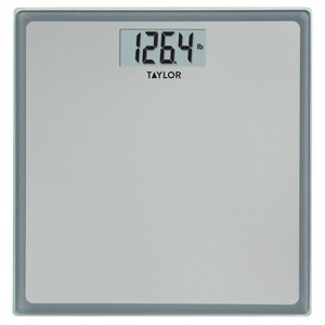 Digital Glass Bathroom Scale Gray silver Taylor Target