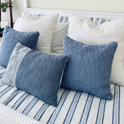 Woven Cotton Textured Square Throw Pillow - Threshold™ : Target