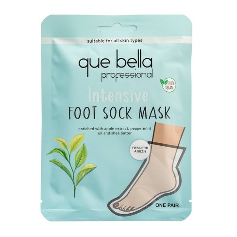Que Bella Intensive Foot Mask - 1 Pair : Target