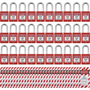30/50 Pcs Compliant Lockout Tagout Kit, Industrial Set with Safety ...