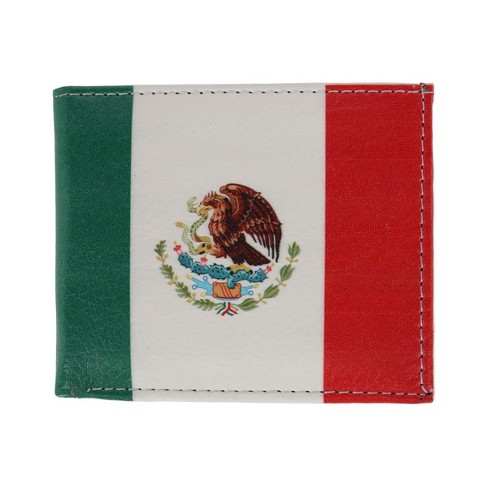 Ctm Men's Mexican Flag Bifold Wallet, Mexican Flag : Target