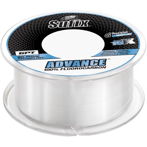 Sufix 50 Yard Advance Ice Fluorocarbon Fishing Line - Clear : Target
