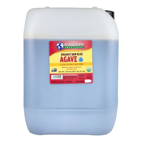 Wholesome Organic 100% Pure Raw Blue Agave - 5 Gal : Target