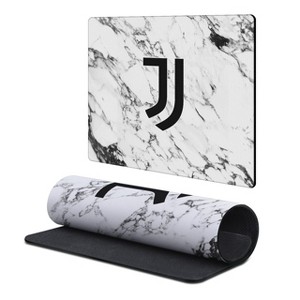 Juventus Football Club Crest Logo White Marble Gaming Office Desk PC ...