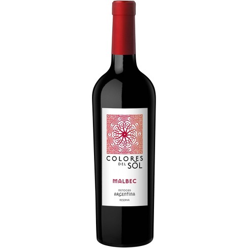 Colores Del Sol Malbec Red Wine - 750ml Bottle : Target
