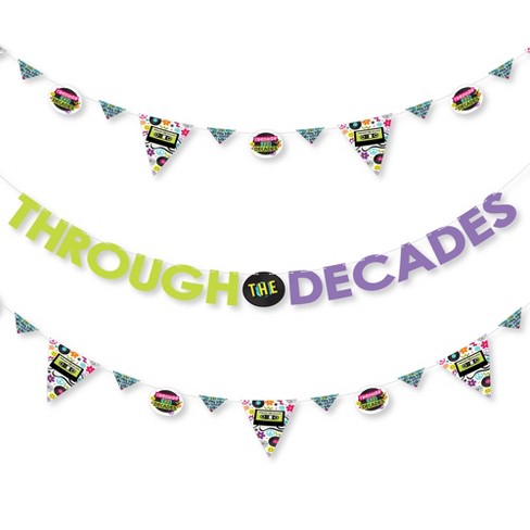 Decades Party Decorations