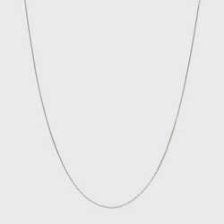 Tiara Sterling Silver Figaro Chain Necklace : Target