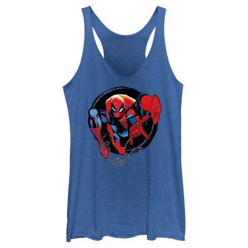 Women's Spider-man: Beyond Amazing Web Slinger Circle Racerback Tank ...